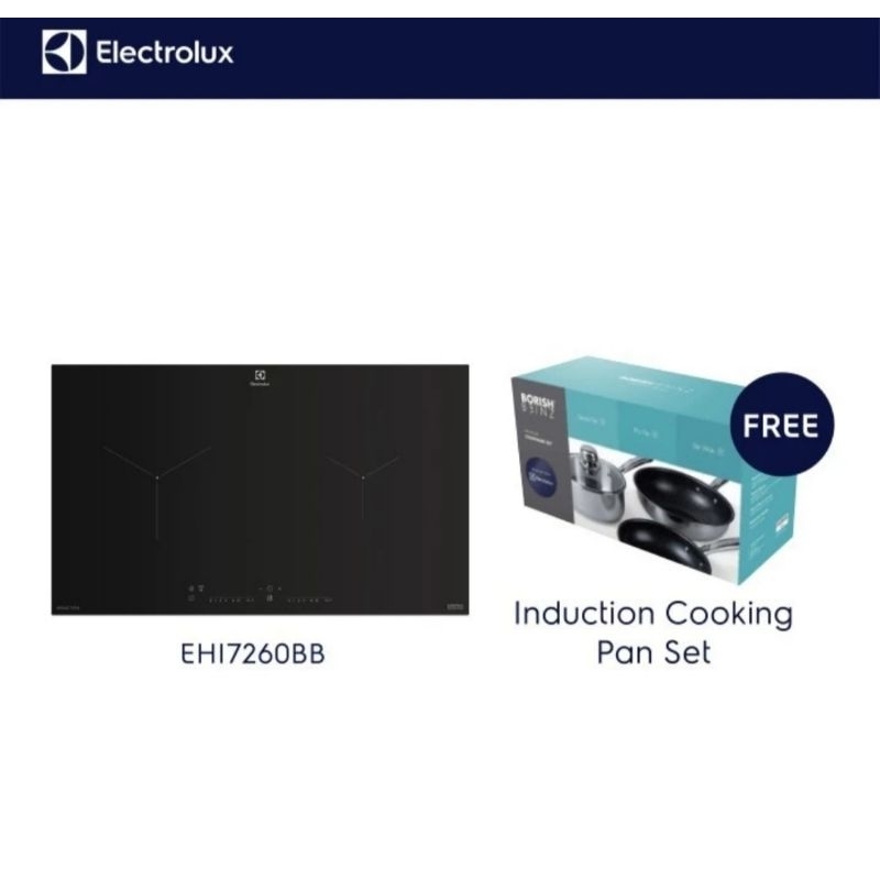 Jual ELECTROLUX EHI7260BB Kompor Tanam Induksi Hob 2 Tungku 70 cm ...