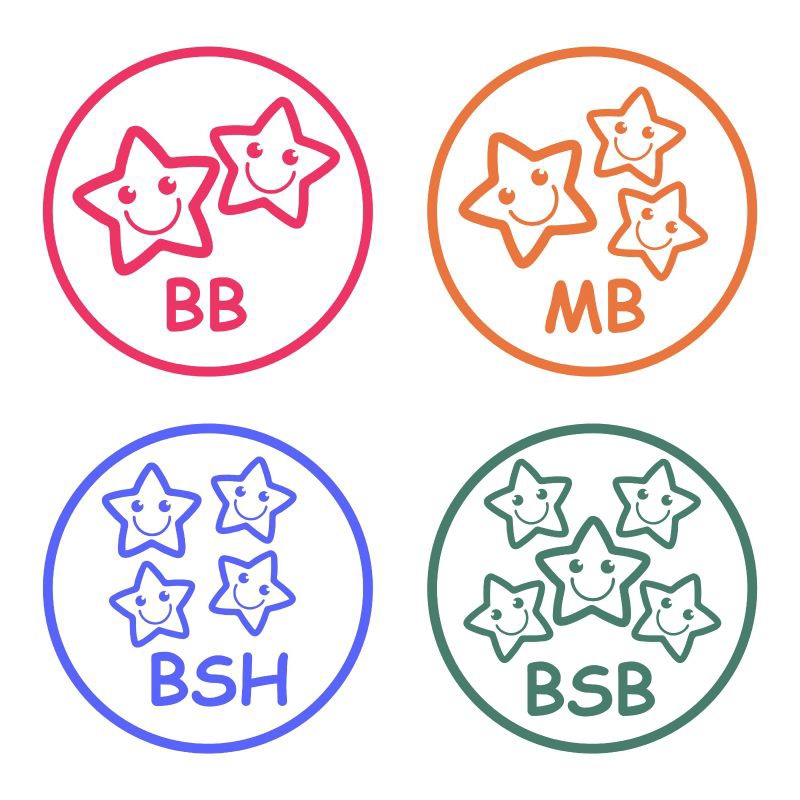Jual Stempel Guru PAUD Nilai Penilaian Teacher Stamp Star Rewards SD TK ...