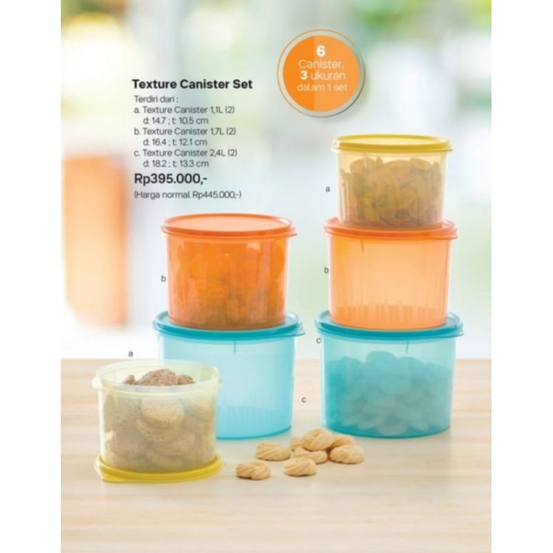 Jual Texture Canister Set | Shopee Indonesia