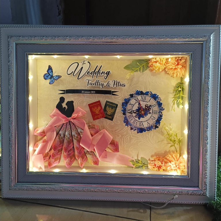 Jual 1 HARI JADI Mahar Siluet Jam Aktif Mahar Pernikahan Mahar Unik ...