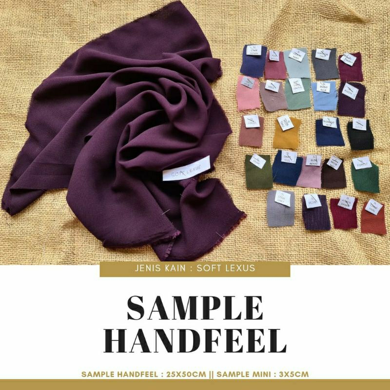 Jual Sampel Kain Abaya Sultan dan Emirate, Sample, Sempel | Shopee ...
