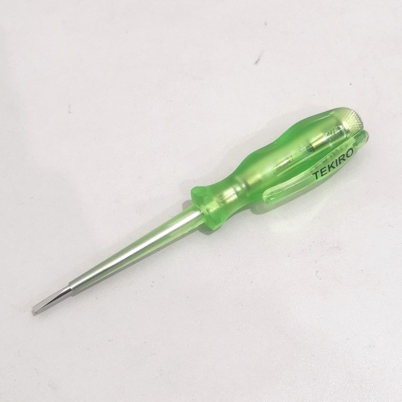 Jual Obeng TESTPEN "TEKIRO" 250V AC Hijau - TESPEN AC Tester ...