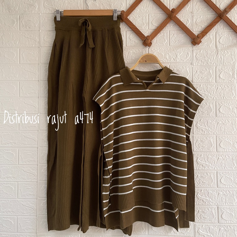 Jual ONESET VEST NADIA TALIA SAMPING PELANGI SETALAN KULOT DAN ROK ...