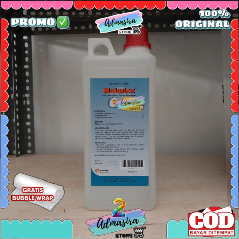 Jual MALADEX 1 liter Medion obat malaria unggas ayam | Shopee Indonesia