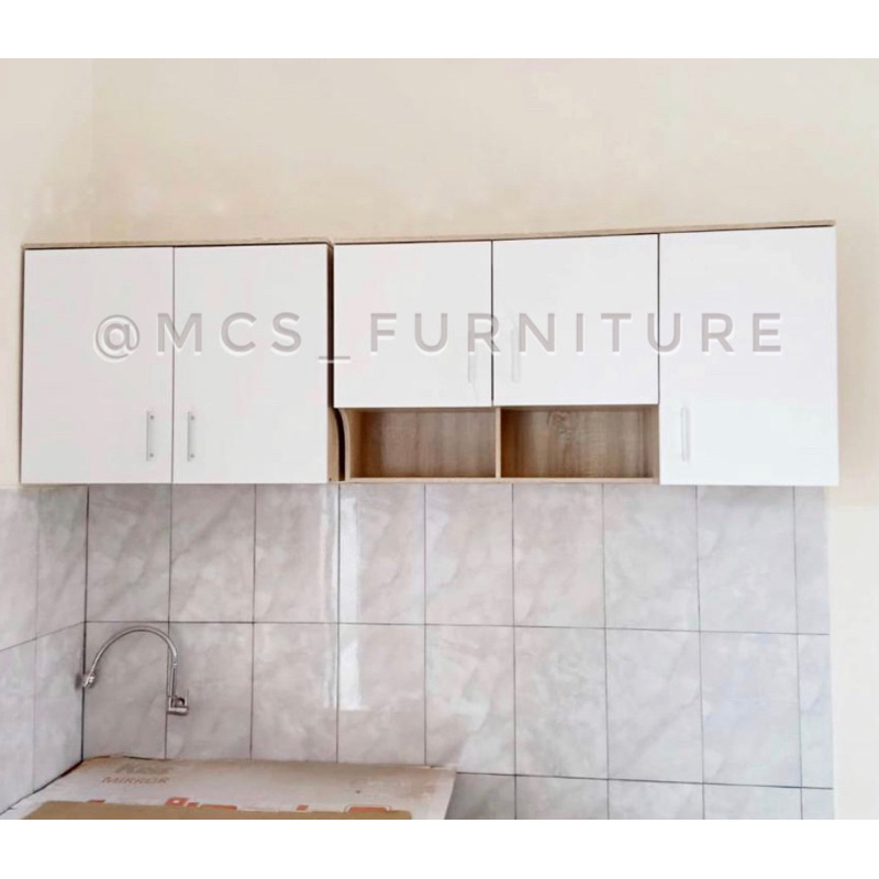 Jual Kitchen Set Lemari Dapur Atas Bunga 3p Mebel Furniture MCS ...