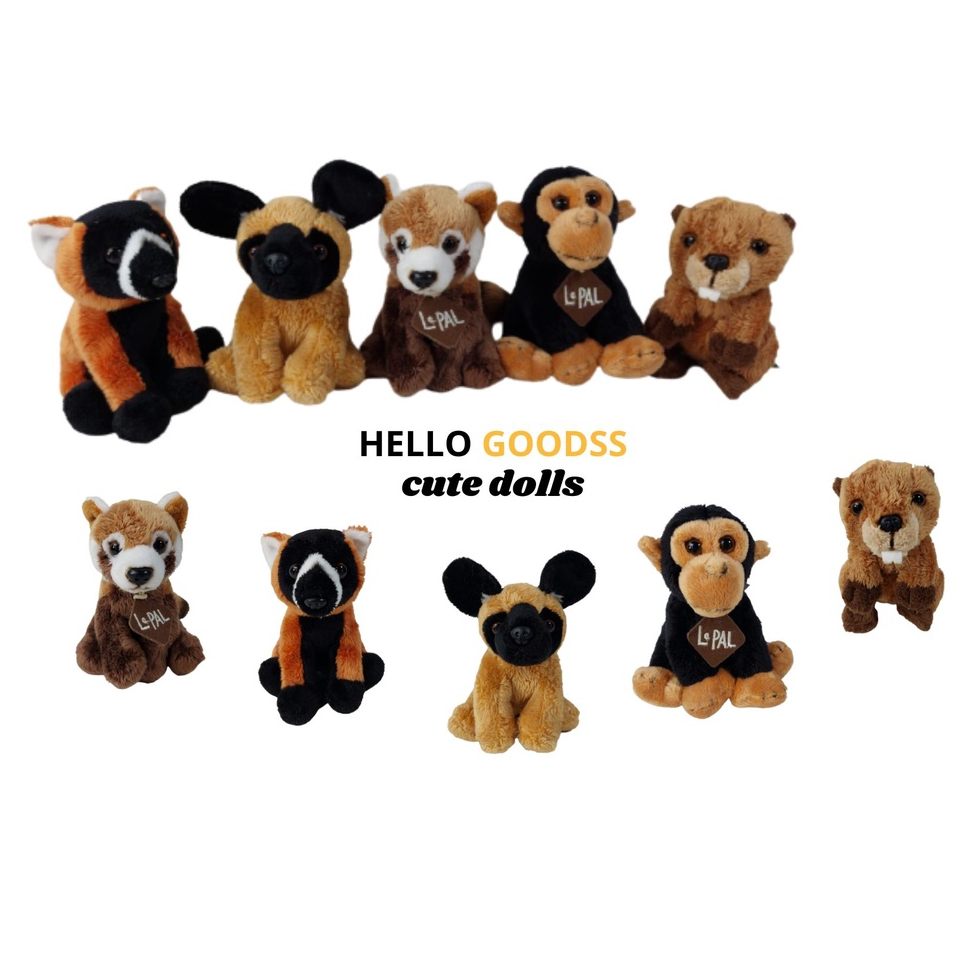 Jual BONEKA BINATANG PREMIUM RED PANDA / LEMUR OREN / HYENA / MONYET ...