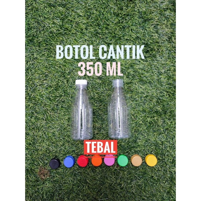 Jual 25 26 Botol Cantik 350ml Tebal / Botol Plastik / Botol Valencia ...