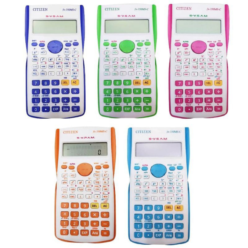 Jual KALKULATOR CITIZEN CT 350MS SCIENTIFIC 12 DIGIT WARNA | Shopee ...