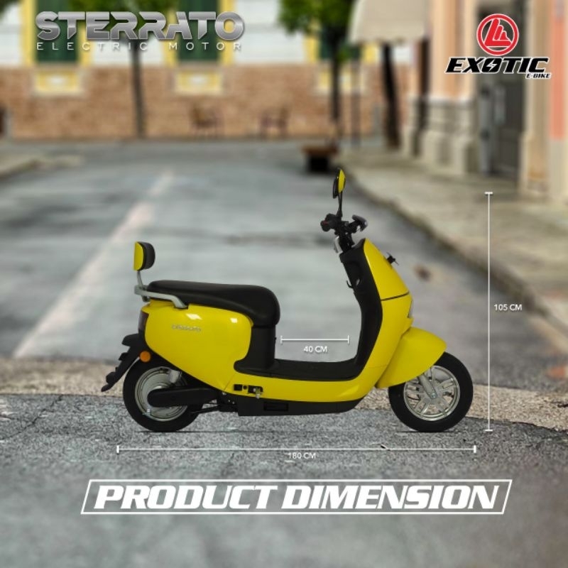 Jual Motor Listrik Exotic type Sterrato By Pacific bike | Shopee Indonesia