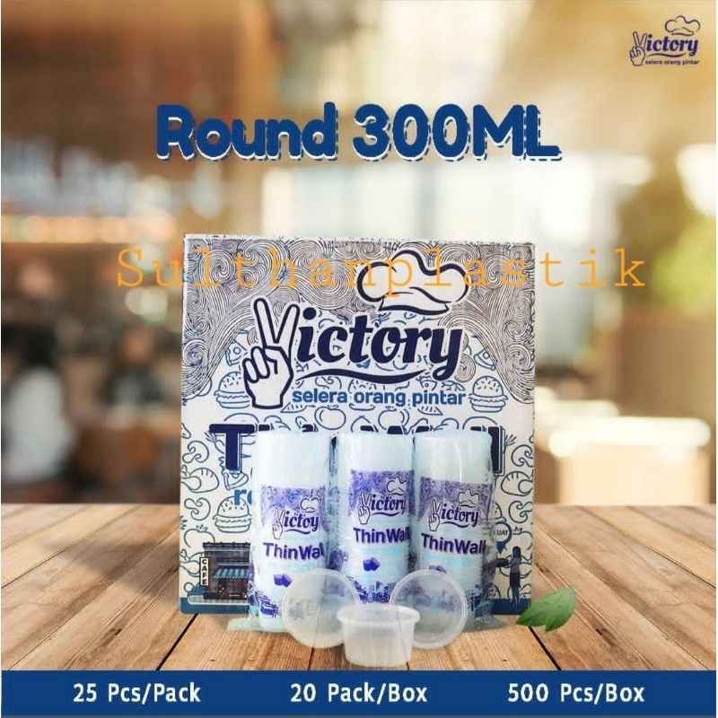 Jual Thinwall Victory Round Bowl 300ml And 400ml Merk Lux Wadah Makanan