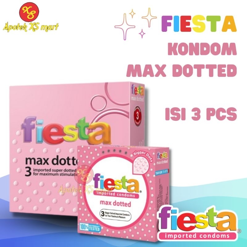 Jual FIESTA MAX DOTTED - KONDOM UNTUK PRIA | Shopee Indonesia