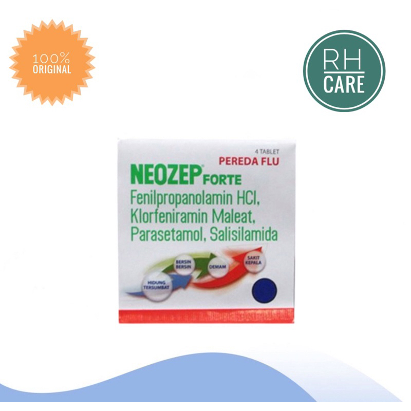 Jual Neozep Forte Isi 4 Tablet - Obat Pereda Flu | Shopee Indonesia
