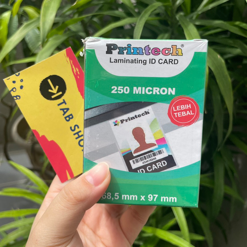 Jual TAB SHOP - PRINTECH LAMINATING ID CARD PLASTIK LAMINATING KTP 250 ...