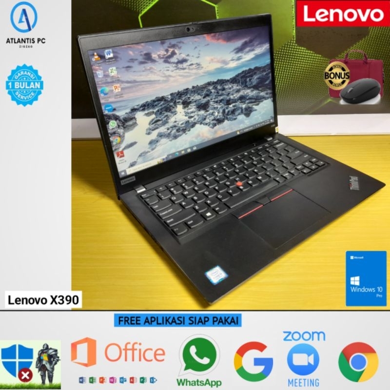 Jual Laptop Lenovo X390 Intel Core i5 Gen 8 RAM 16GB SSD 256GB Windows ...
