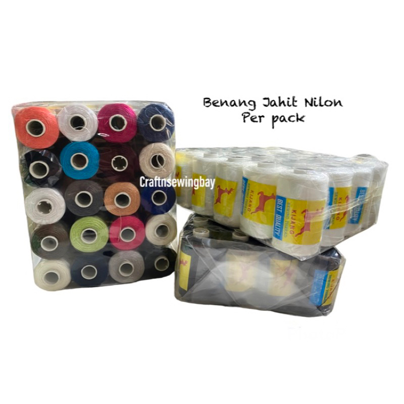Jual Benang Jahit Nilon Kijang 20bj per pack | Shopee Indonesia