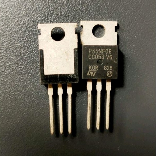 Jual P55nf06 N-channel Mosfet To220 55nf06 55n06 Transistor 50a 60v | Shopee Indonesia