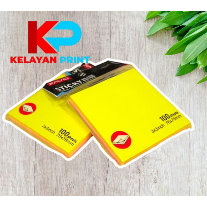 Jual STICK NOTE FAVO 76X76 (ISI 100 SHEETS ) | Shopee Indonesia