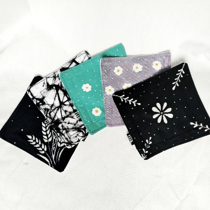 Jual Tatakan Gelas (Coaster) Kain Batik Tulis Asli Handmade souvenir ...
