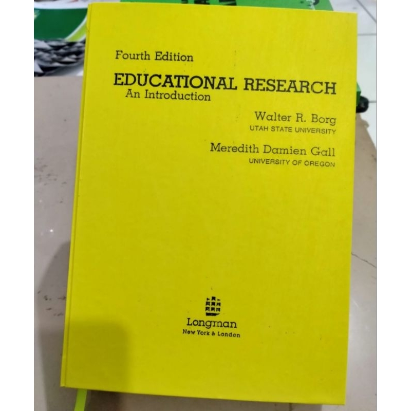 Jual Educational Research An Introduction Fourth Edition - Walter R ...