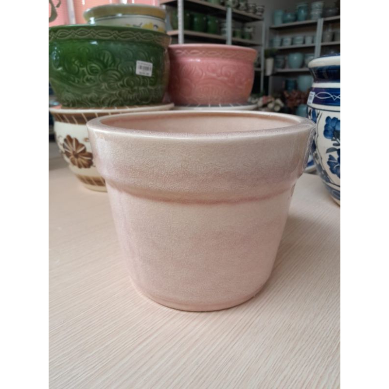 Jual Pot keramik ember diameter 20. (harga tertera tidak termasuk ...
