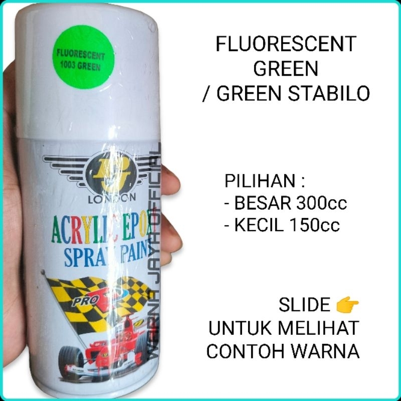 Jual HIJAU STABILO - Cat Kaleng Semprot Pilok Pylox Piloc RJ London ...