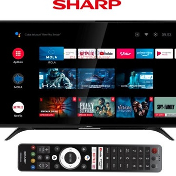 Jual SHARP 2T-C42EG1I LED TV 42 INCH ANDROID SMART DVB-T2 | Shopee Indonesia