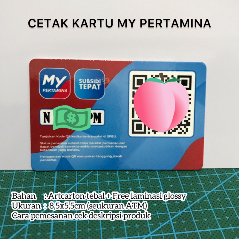 Jual [SEHARI JADI] CETAK KARTU MY PERTAMINA / ID CARD PERTAMINA SUBSIDI | Shopee Indonesia