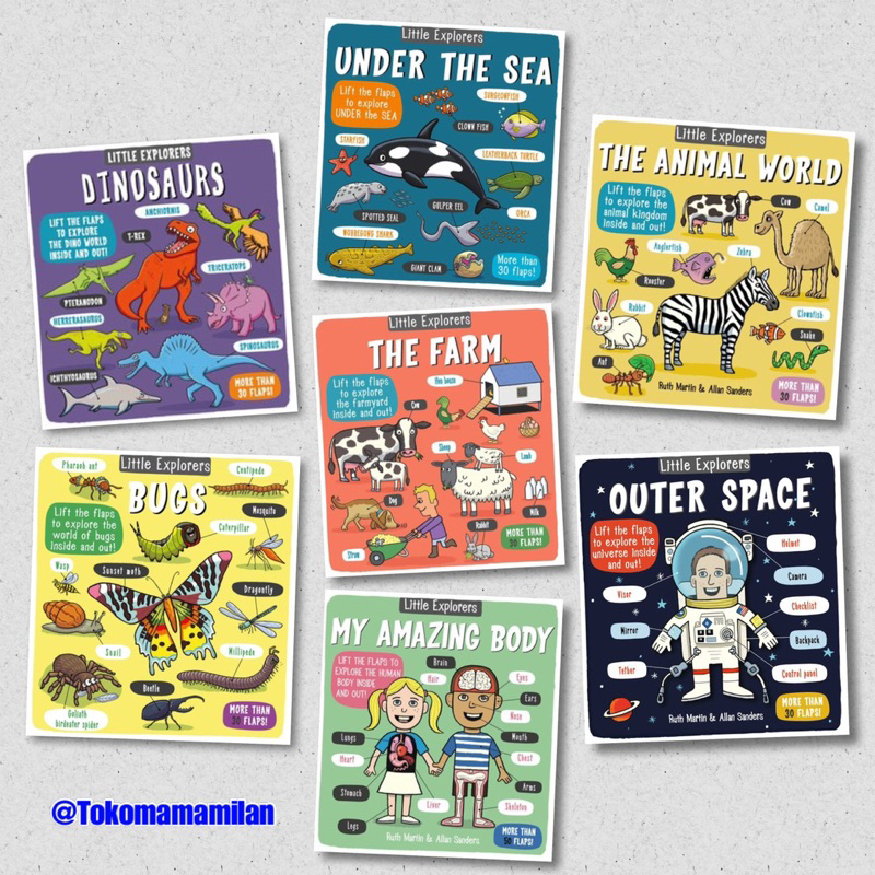 Jual Little Explorers Book Series Ages 4+ Outer Space | Under the Sea ...