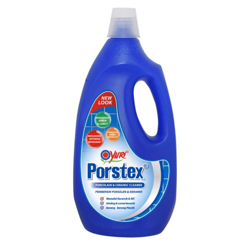Jual YURI PORSTEX Pembersih Porselen & Keramik 500/1000ML | Shopee ...