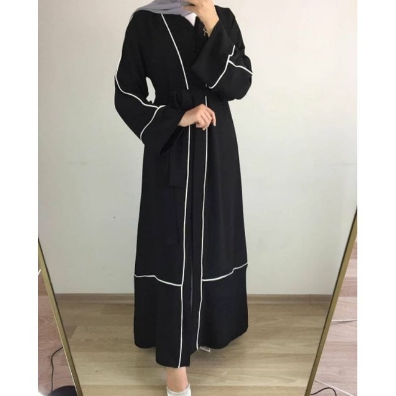 Jual Abaya Biszi plat by FREE Belt: JBB (JBBjb) | Shopee Indonesia