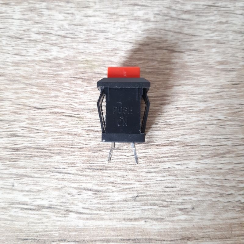 Jual Switch Push Button Kotak 2pin/ Saklar Push On Kotak Plastik ...