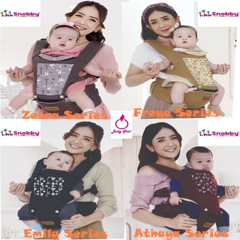 Jual SNOBBY/GOLDEN BABY Gendongan Hipseat 6 Posisi Athaya/Emily/Freya/Zebra/Animal Series ...