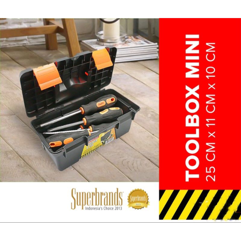 Jual KOTAK PERKAKAS SERBA GUNA TOOL BOX MINI ( KENMASTER ) | Shopee ...