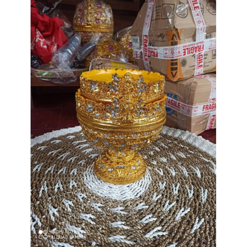 Jual dulang fiber bongkok susun 2 dulang Bali Bokor bali wanci | Shopee ...