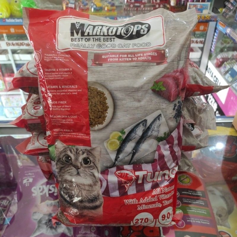Jual Pakan kucing MARKOTOPS rasa TUNA | Shopee Indonesia