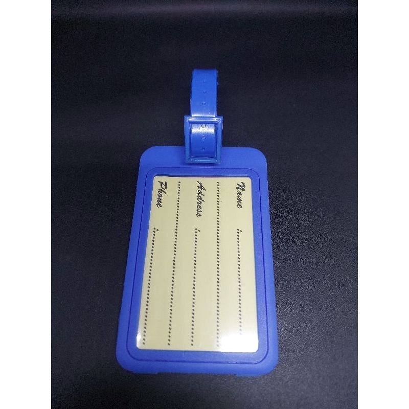 Jual BAG TAG LUGGAGE TAG NAME TAG GANTUNGAN UNTUK DI TAS GANTUNGAN ...