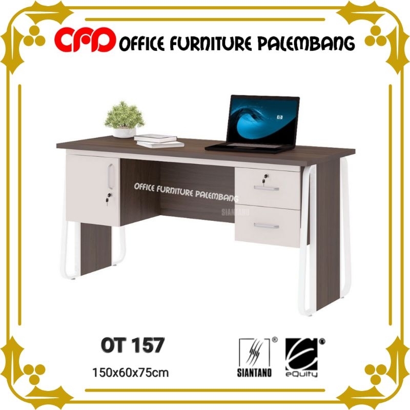 Jual meja kantor siantano OT 157 meja kerja 1 biro meja tulis meja ...