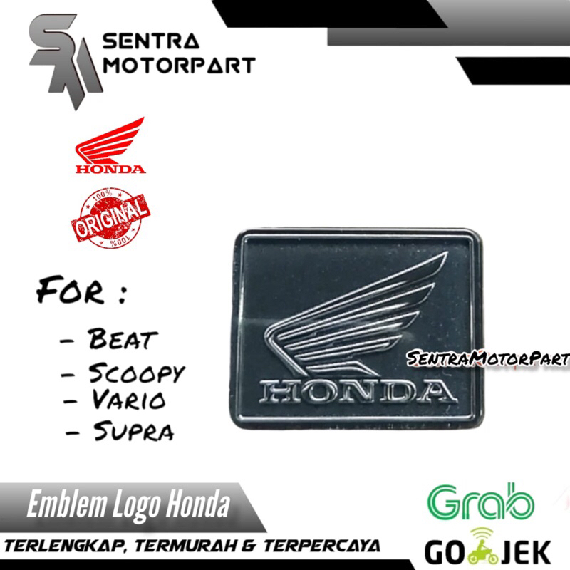 Jual Emblem sayap logo honda mark kotak original beat vario supra ...