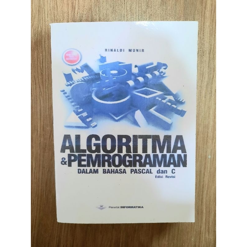 Jual Copy Buku Kuliah Algoritma & Pemrograman Dalam Bahasa Pascal dan C oleh Rinaldi Munir ...