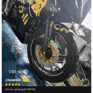 Jual Piringan Disc Cakram Depan 276mm Variasi Gold/Motor CB150R New LED K45/CBR 150R/CB 150R/CBR ...