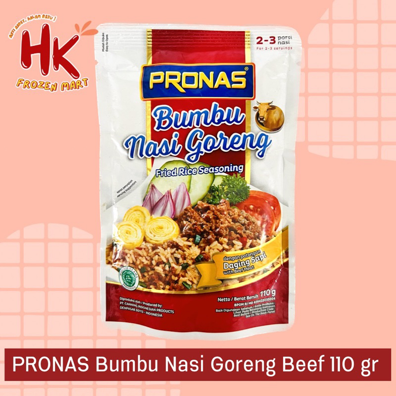 Jual Pronas Bumbu Nasi Goreng Sapi 110gr | fried rice seasoning beef ...