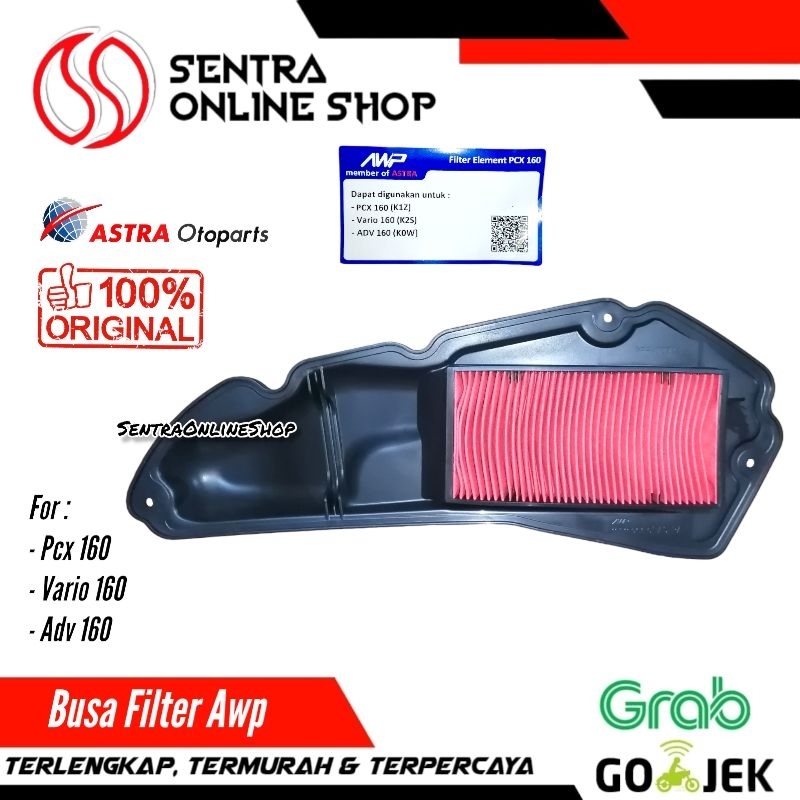 Jual Busa filter udara pcx 160 adv 160 vario 160 original astra awp ...