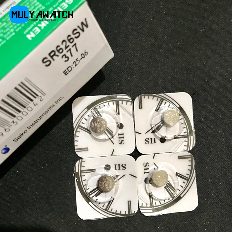 Jual Baterai Original SEIZAIKEN Seiko SR626SW SR 626 SW Batre 377 ori ...