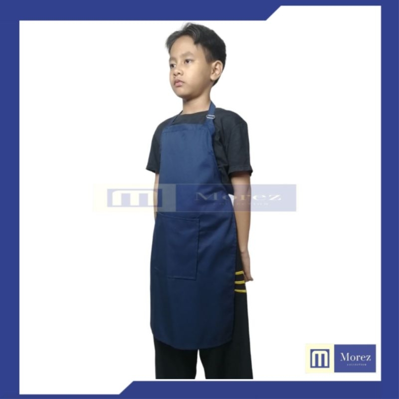 Jual celemek anak / apron anak bahan drill / apron anak-anak murah ...