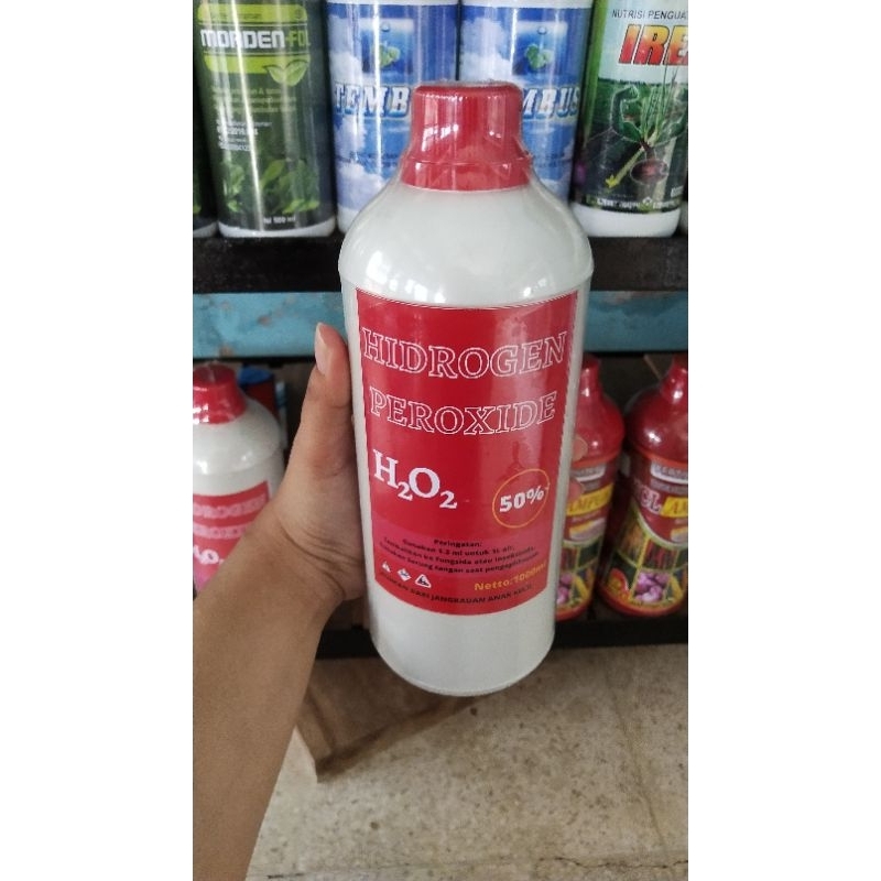 Jual HIDROGEN PEROXIDE H202 50% ISI 1 liter | Shopee Indonesia