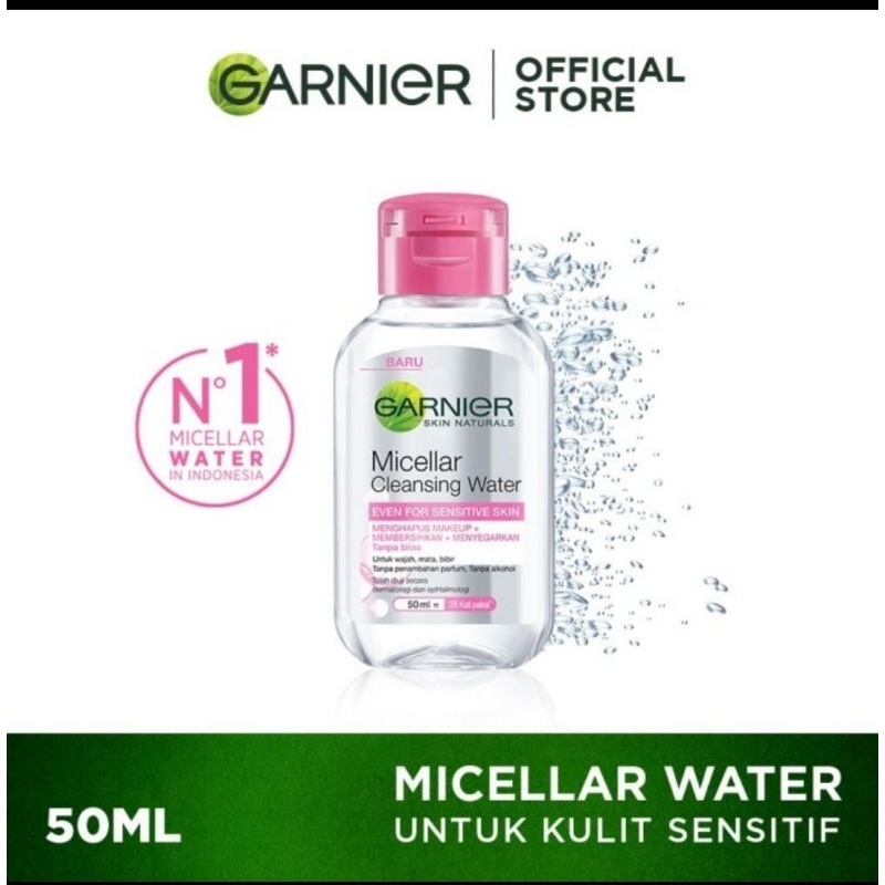 Jual GARNIER MICELLAR WATER PINK 50ML | Shopee Indonesia