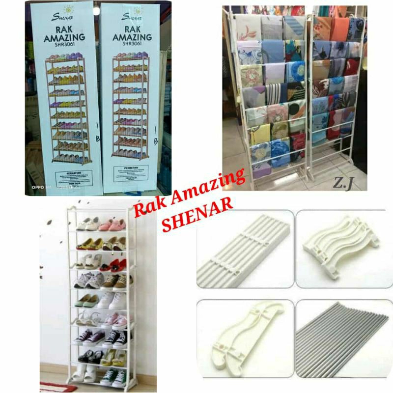 Jual RAK AMAZING/ RAK JILBAB DAN SEPATU BRAND SHENAR | Shopee Indonesia