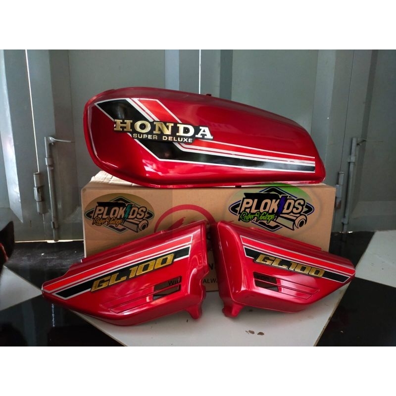 Jual TANGKI TENGKI GL 100 PRES PABRIK MERAH MARON STRIPING MODEL K5 ...