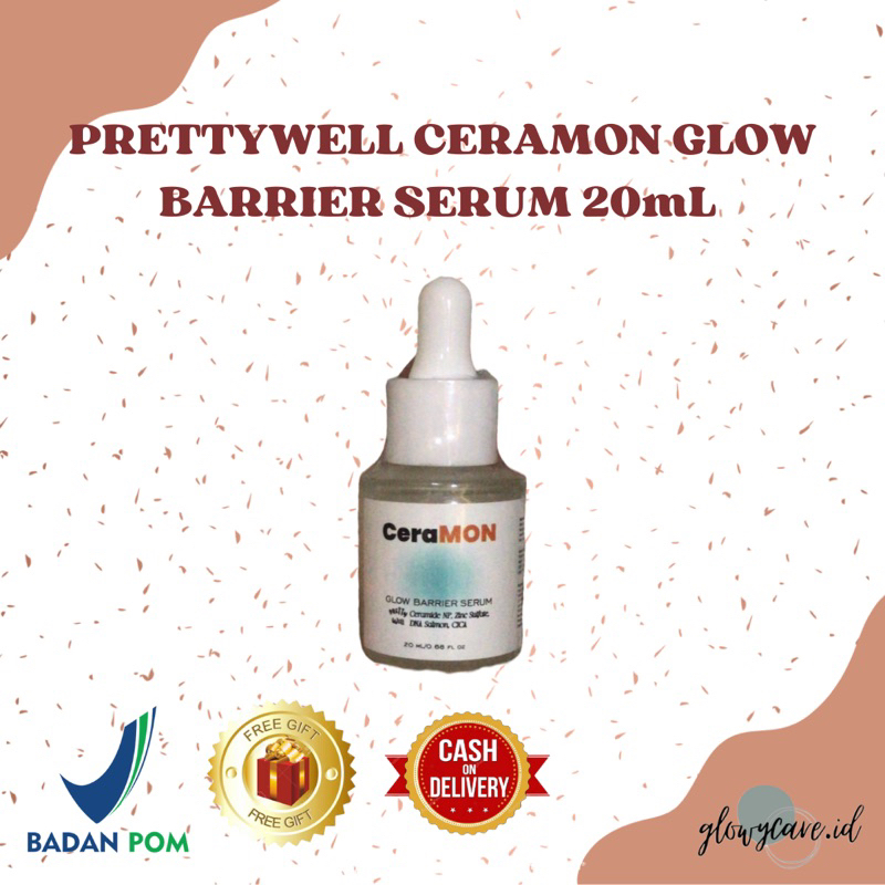 Jual Prettywell Ceramon Glow Barrier Serum 20 ML | Ceramon Prettywell ...