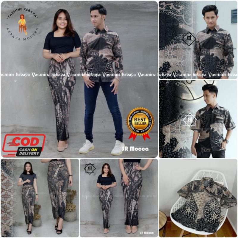 Jual batik couple modern / couple batik modern / couple batik /batik ...